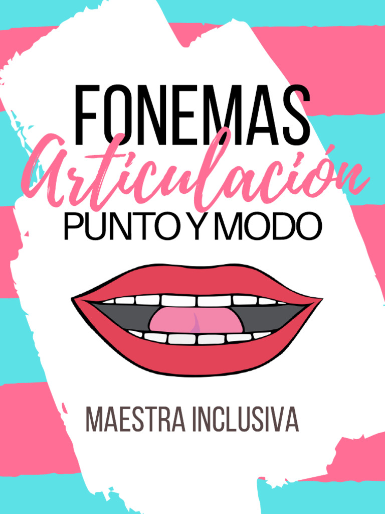Punto y modo de articulación de fonemas (3) | Descargar gratis PDF | Boca