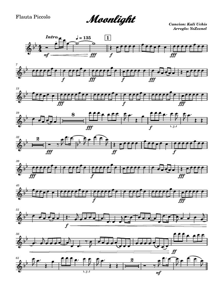 Moonlight-Kali_Uchis | Download Free PDF | Musical Instruments