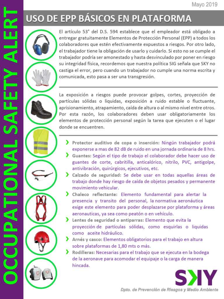 OSA - Uso de EPP | PDF | ruido