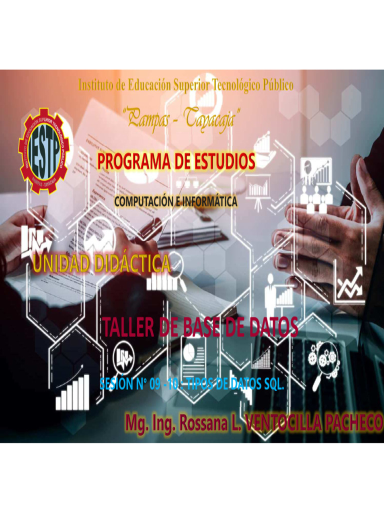 Sesion #09-10 Tipos de Datos SQL | PDF | Tipo de datos | SQL