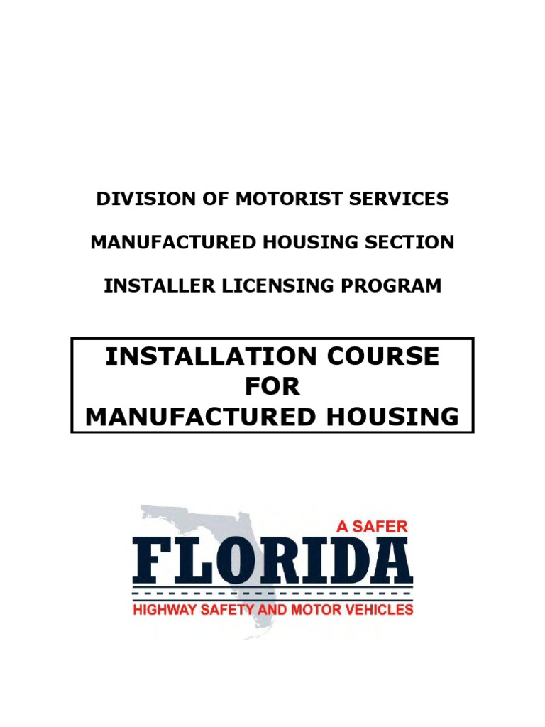 Mobile Home Installation | PDF | Mobile Home | Home & Garden