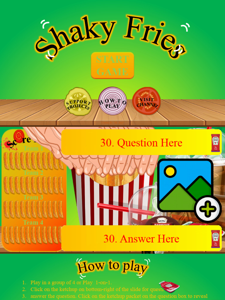Shaky Fries Game | PDF