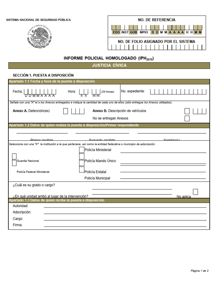 Nuevo Iph Just Civica 2020 | PDF | Policía