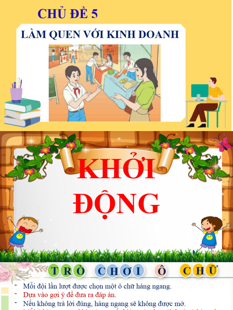 NV2 PPT Chu de 5 Lam Quen Voi KD | PDF