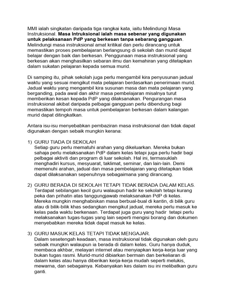 Apa Itu MMI | PDF | Karier & Perkembangan
