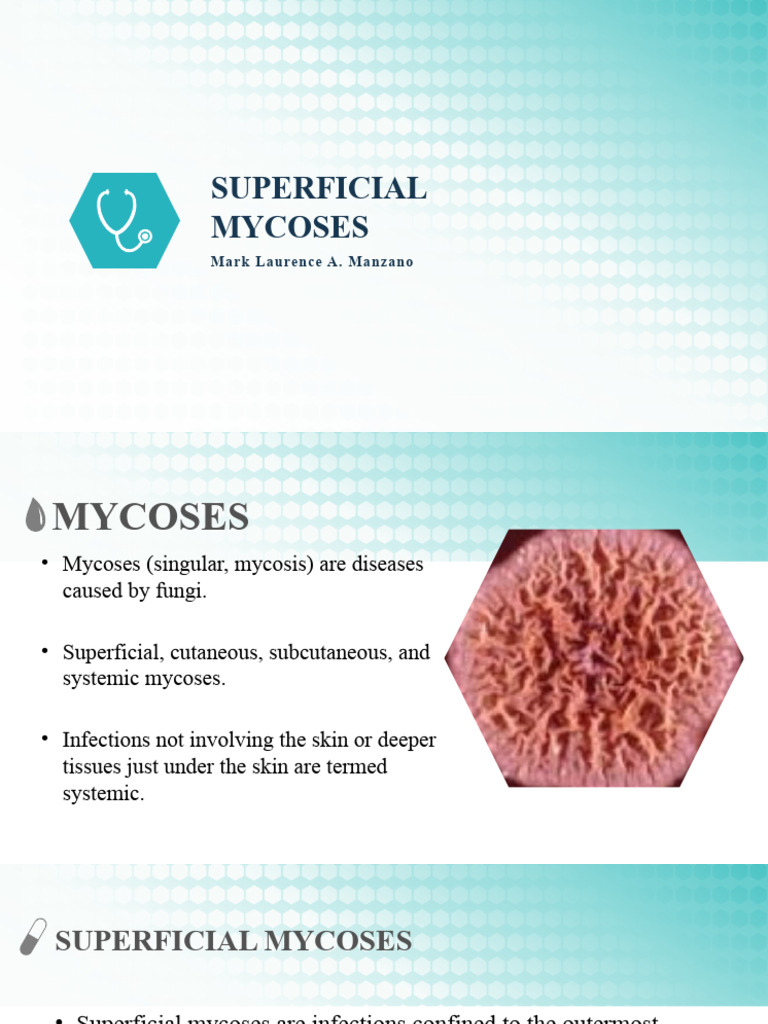 2 Superficial Mycoses | PDF | Dermatology | Diseases And Disorders