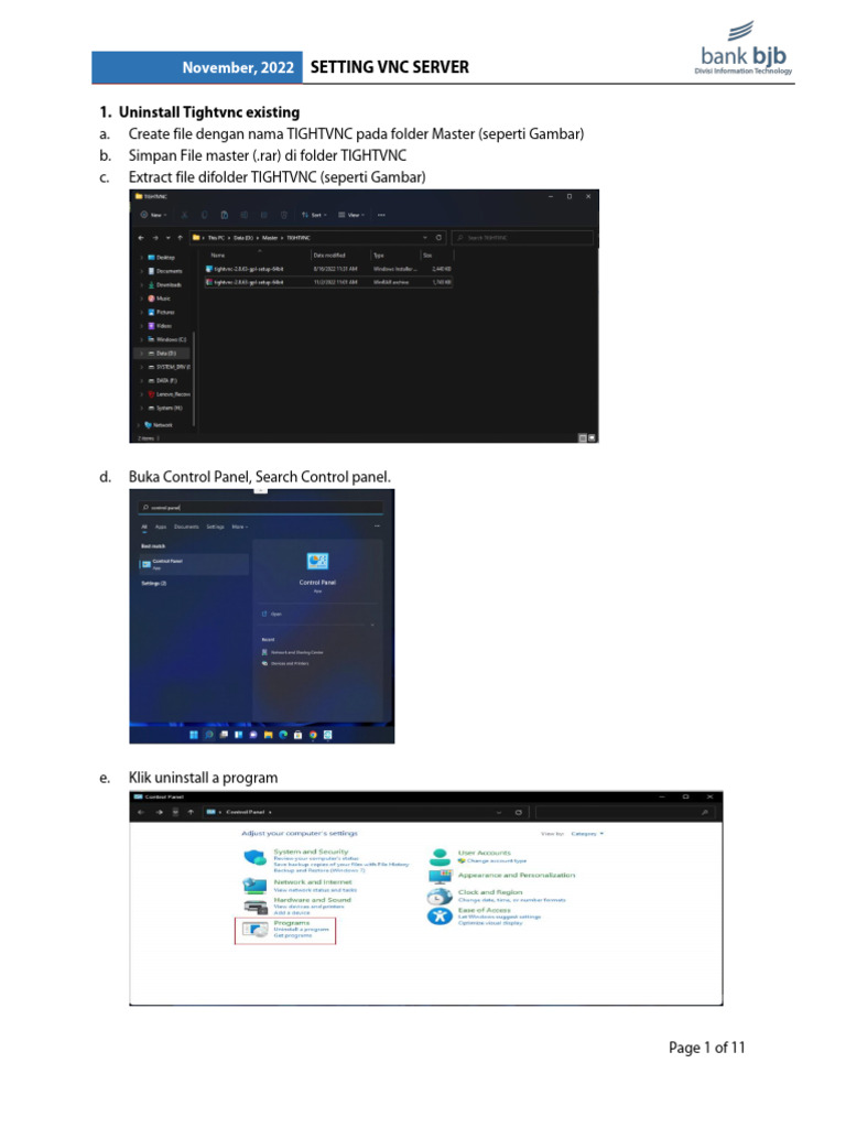 Juknis Setting VNC SERVER | PDF | Komputer