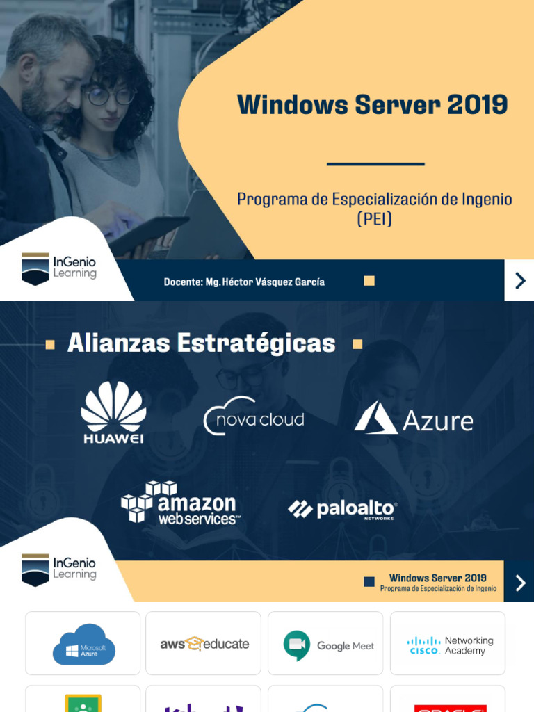 PEI - WS2019 - 2023-2 - M01 - S03 - T6-Almacenamiento Redundante | PDF | Arquitectura de ...
