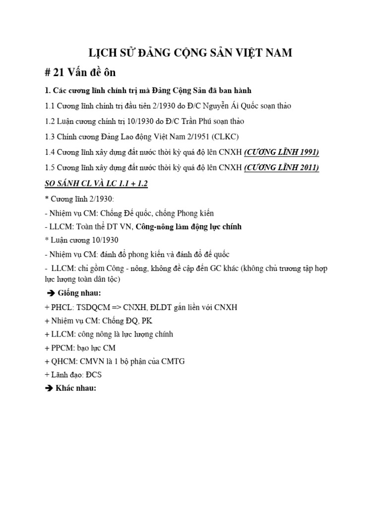 LSDCSVN Cô L U 1 | PDF