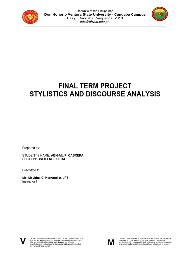 Final Term Project On Elec 1 QOT | PDF | Narration | Sustainable Development