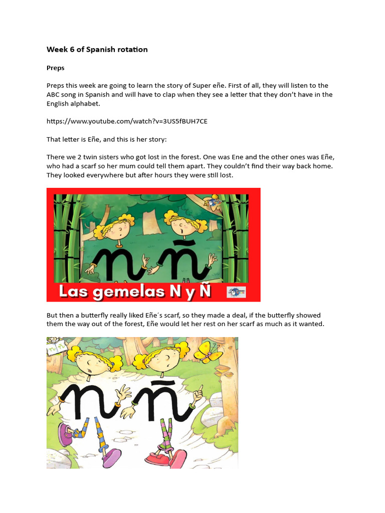 Week 6 of Spanish Rotation | PDF