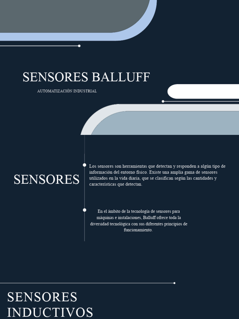 Presentación Sensores Autom. | PDF | Sensor | Ultrasonido