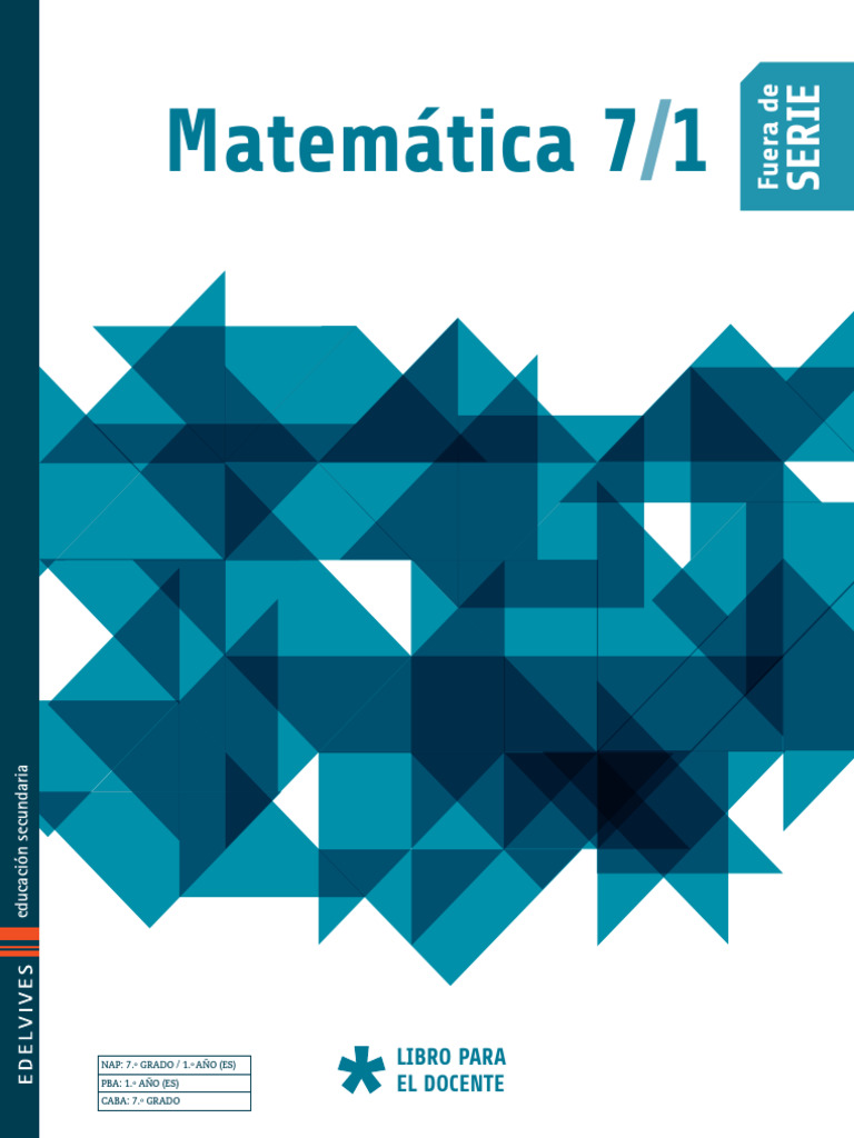 FS - Matematica 7-1 - GUIA DOCENTE (2174) | PDF | Geometría | Ecuaciones