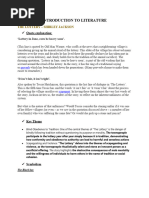 The Lottery Short Story Analysis and Questions | PDF