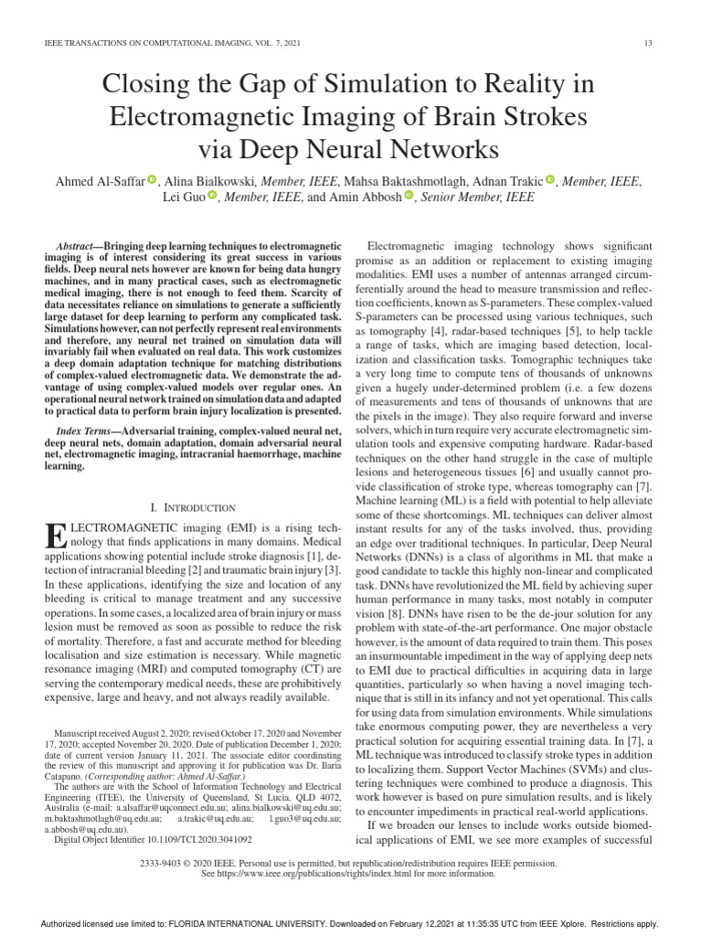 Closinggap Between Simulation Measurement Pdf Artificial Neural