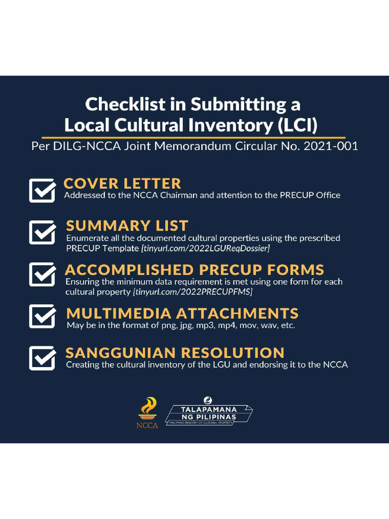 2022 LCI Checklist | PDF