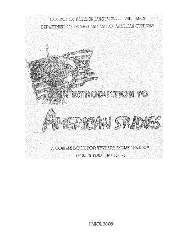 American Studies-HANU | PDF