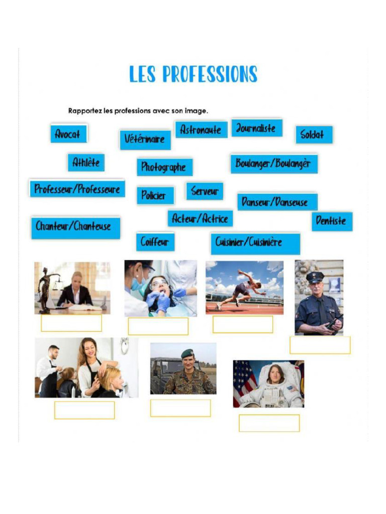 Les Professions 2 | PDF