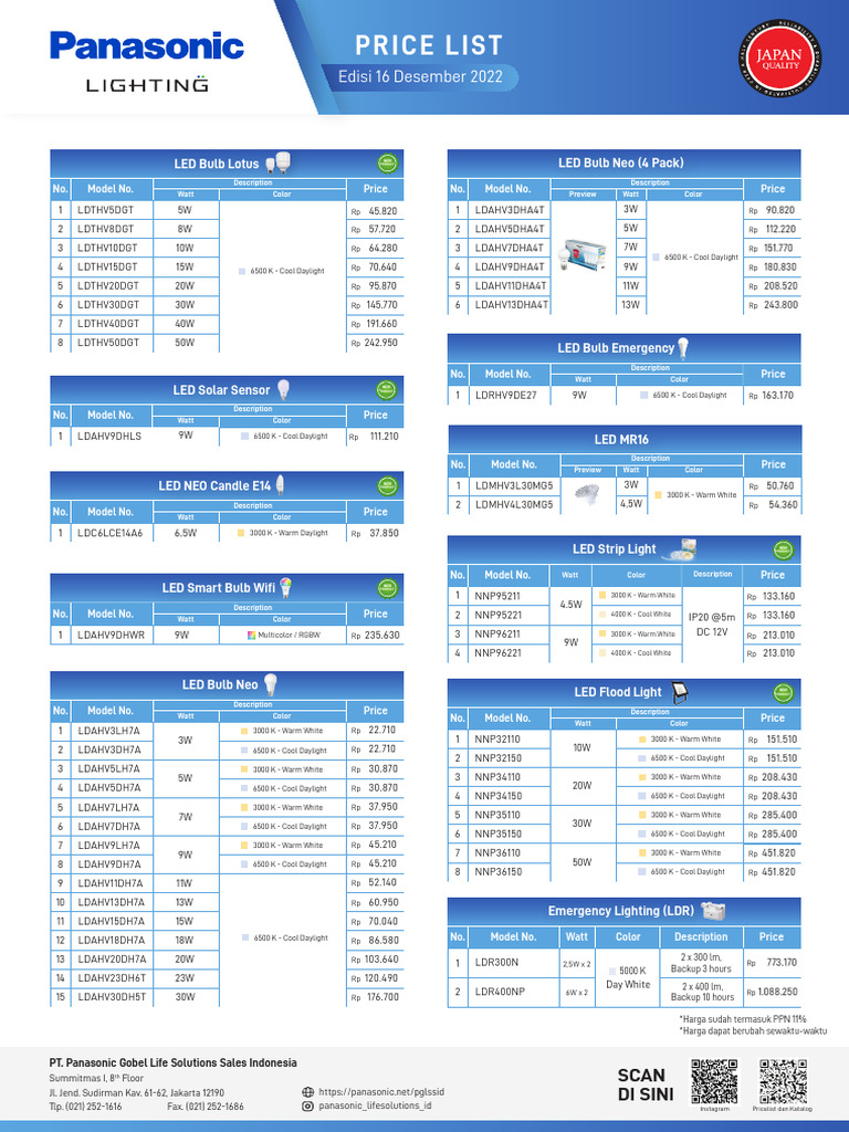 Harga 2024 | Download Free PDF | Light | Lighting
