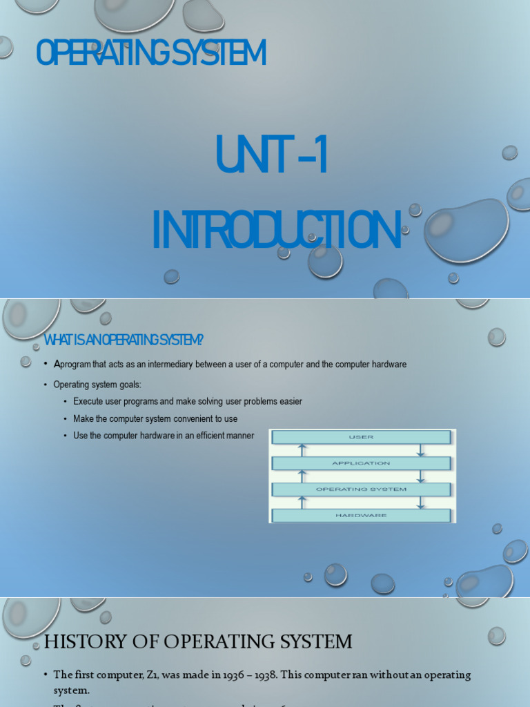 Unit 1 Last Years Pdf Operating System Input Output