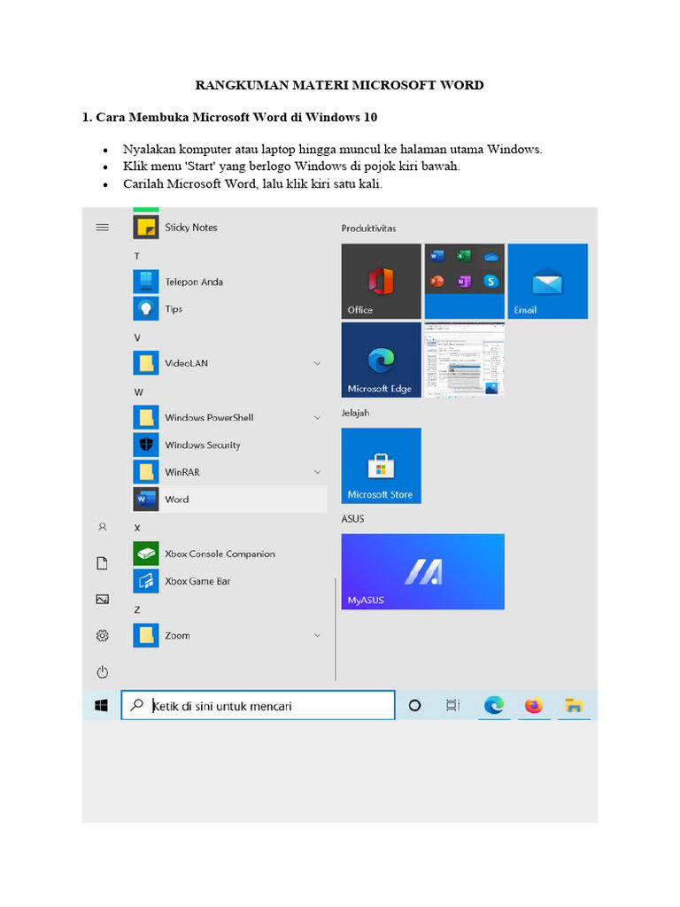 Fungsi Decrease Indent di Word | PDF | Komputer