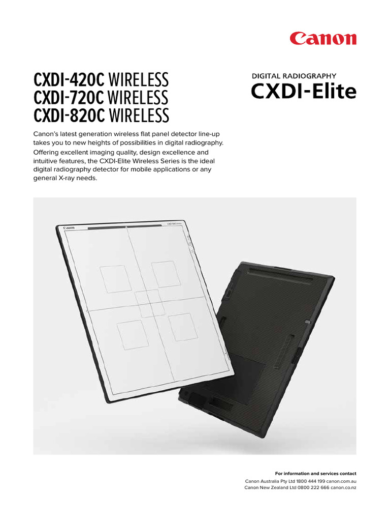 CXDI-Elite Wireless Radiography Features | PDF | Radiography | Imaging