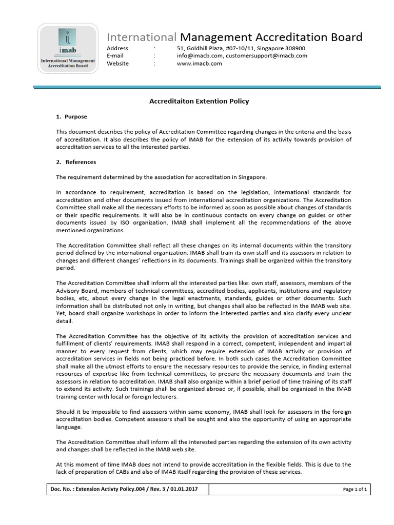 Extention Activity Policy | PDF | Policy