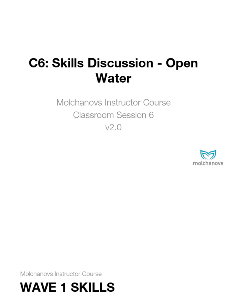 Molchanovs Open Water Instructor Skills | PDF | Scuba Diving ...