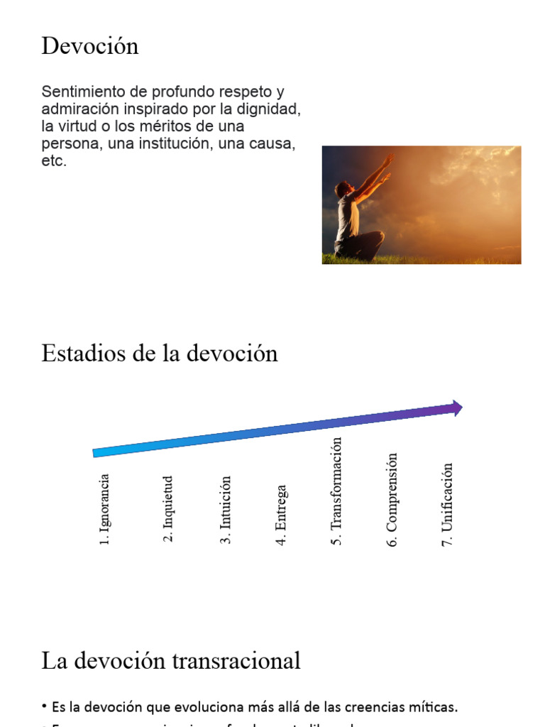 Estadios de la devoción | PDF | Meditación | Amor