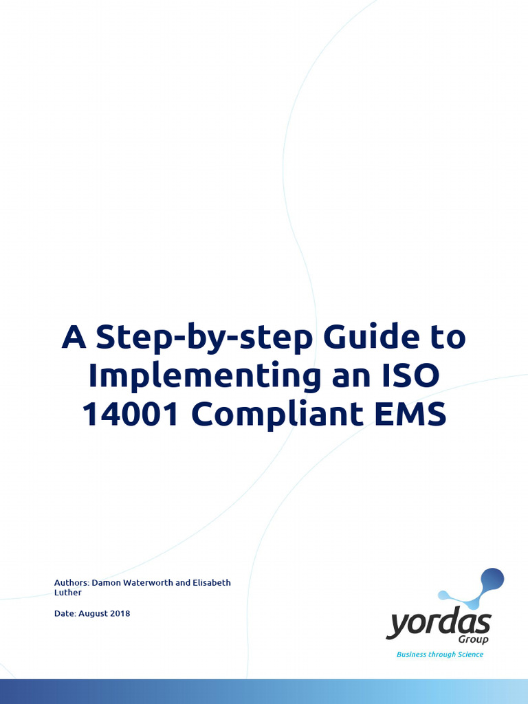 Step by Step Guide To Implementing An ISO 14001 Compliant EMS | PDF ...