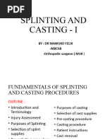 Below Knee Backslab & U-Slab Guide | PDF