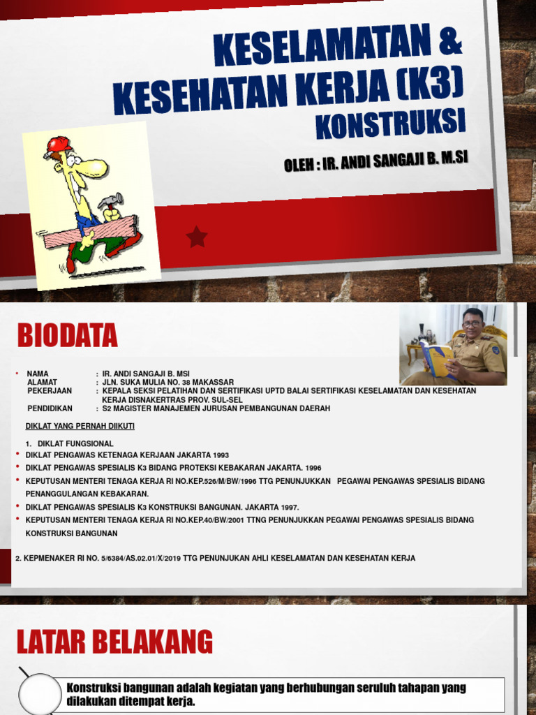 Zoom k3 Konstruksi 2022 . | PDF