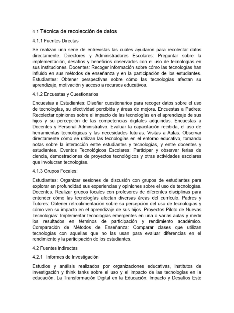 Marco Operativo | PDF | Enseñando | Metodología de encuesta