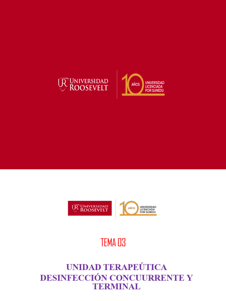 TEMA 03 UNIDAD TERAPEÚTICA | PDF