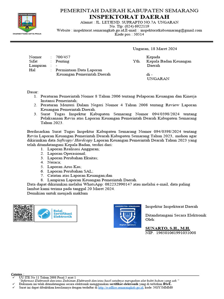 Surat Ke Bkud LKPD | PDF