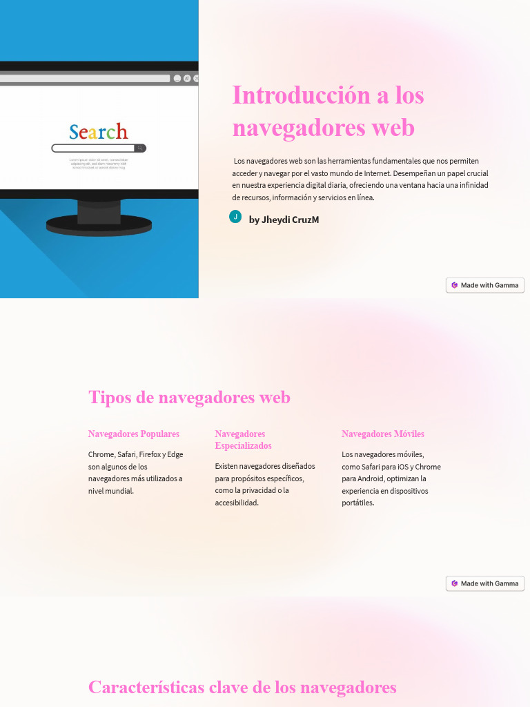 Jheydi Cruz Mamani. Que Es Un Navegador Web | Descargar gratis PDF ...