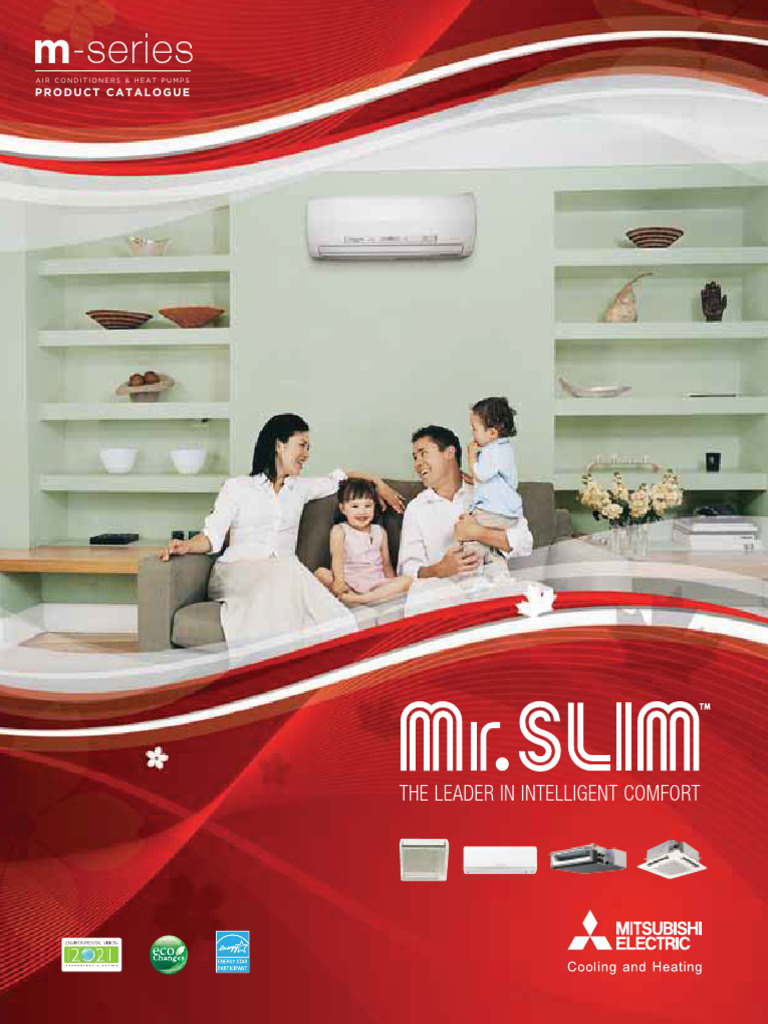 MrSlim M Series Product Catalogue | PDF | Air Conditioning | Heat Pump