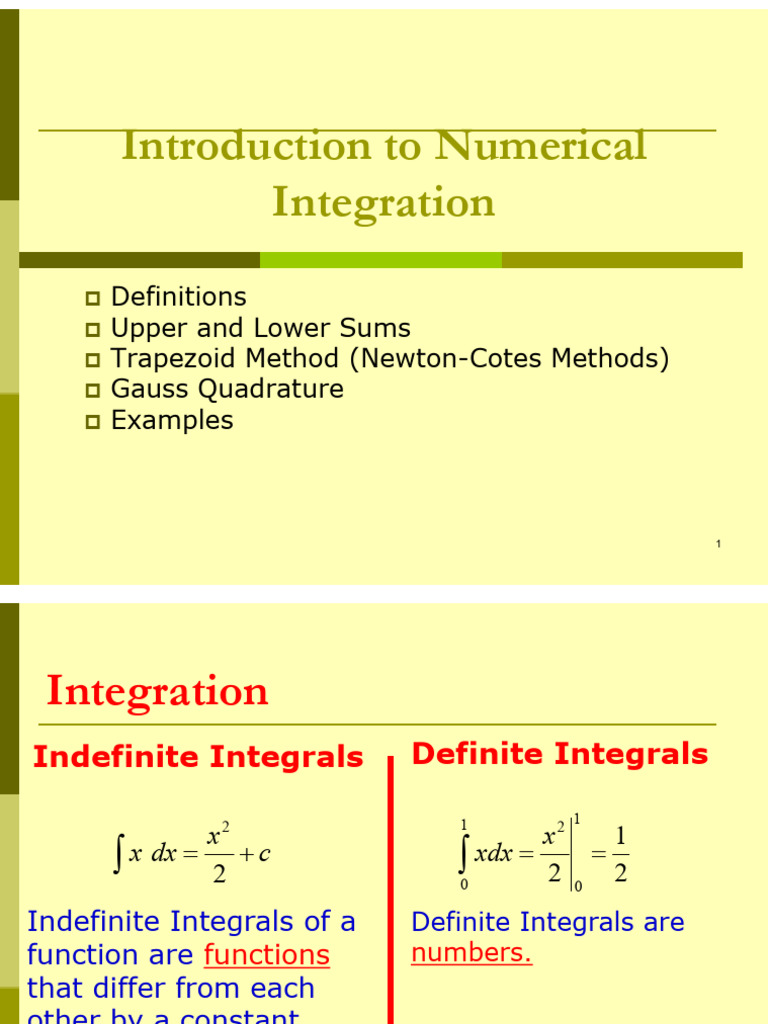 Numerical Analysis | PDF | Integral | Mathematical Analysis Numerical Analysis | PDF | Integral | Mathematical Analysis