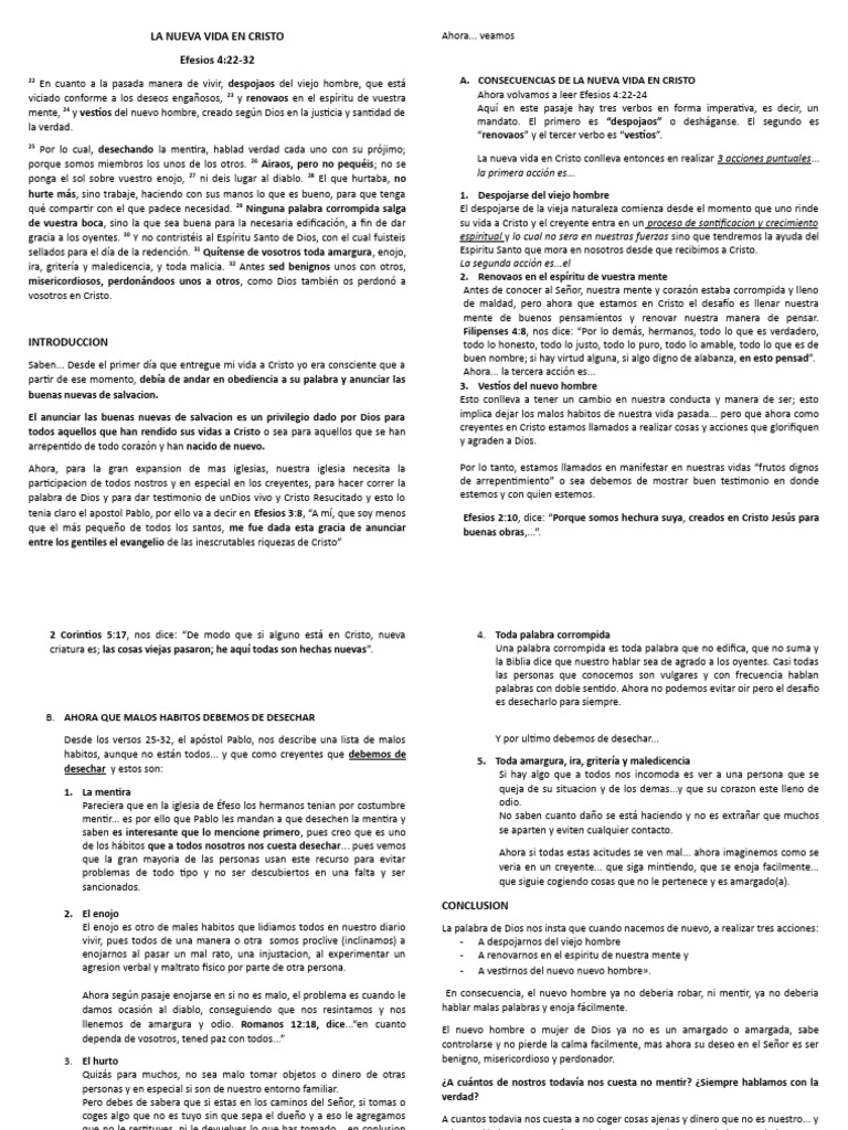 La Vida Nueva En Cristo Pdf Cristo Título Pablo El Apóstol