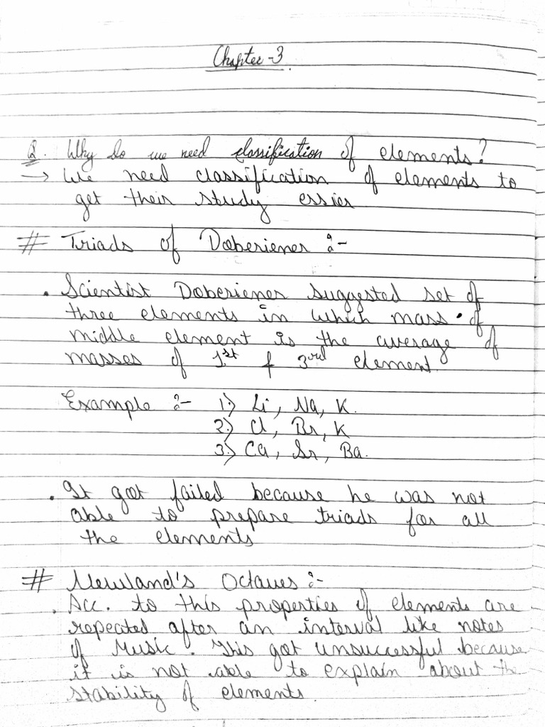 Chemistry Ch3 Class 11 | PDF