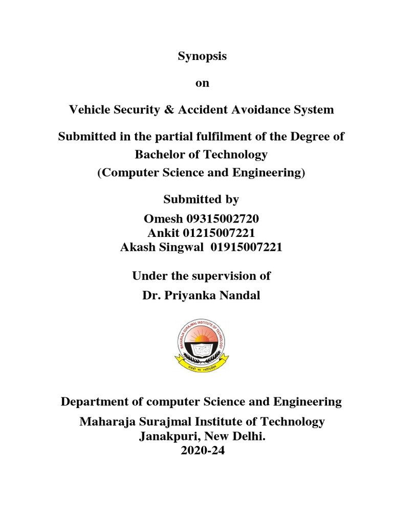 Sample Synopsis | Download Free PDF | Computer Security | Security