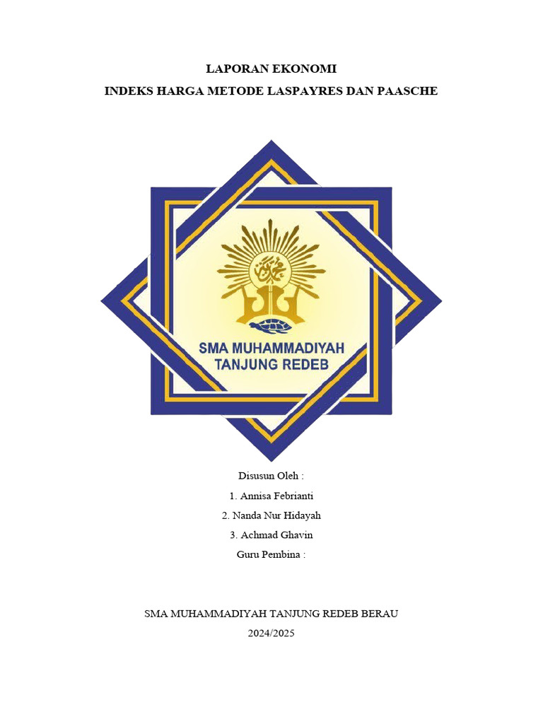 Indeks Harga Metode Laspeyres dan Paasche | PDF | Pengelolaan Keuangan ...
