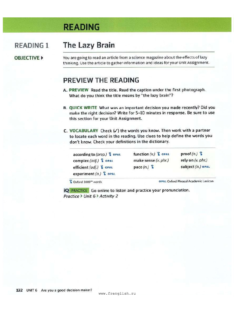 Unit 6 - Reading | PDF