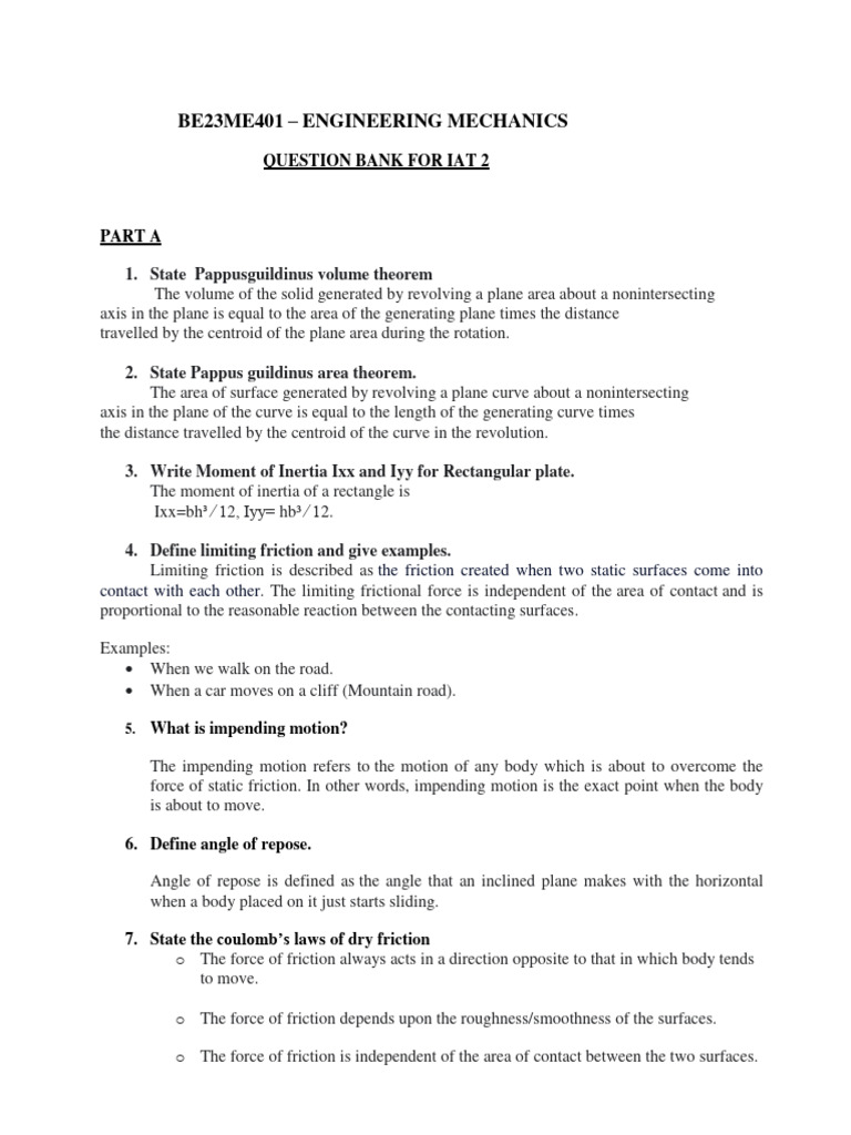 Iat 2 Important Q&A - Part A, B, C Questioin With Answers | PDF ...