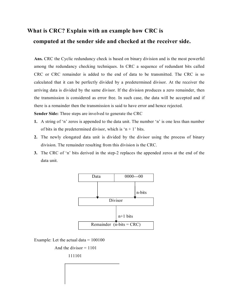 What Is CRC | PDF | Science & Mathematics | Technology & Engineering