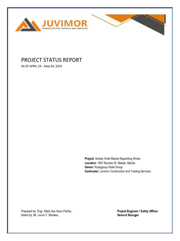 Amelie Progress Report 4 | PDF