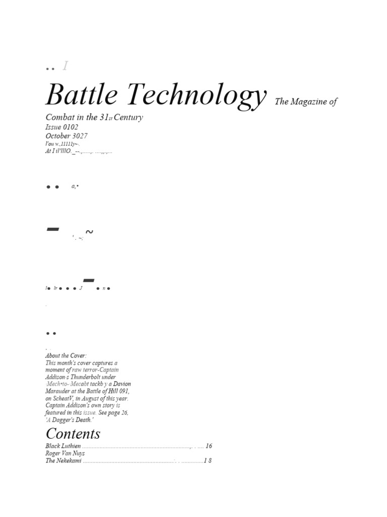 Battle Technology: The Magazine The | PDF | Mercenary | Military