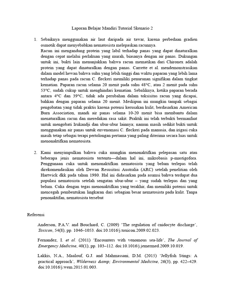 Laporan Belajar Mandiri Tutorial Skenario 2 | PDF