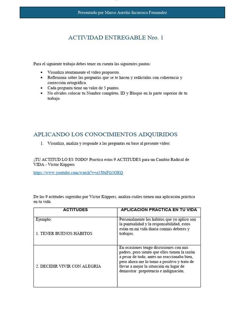 entregable 1 DESARROLLO | PDF