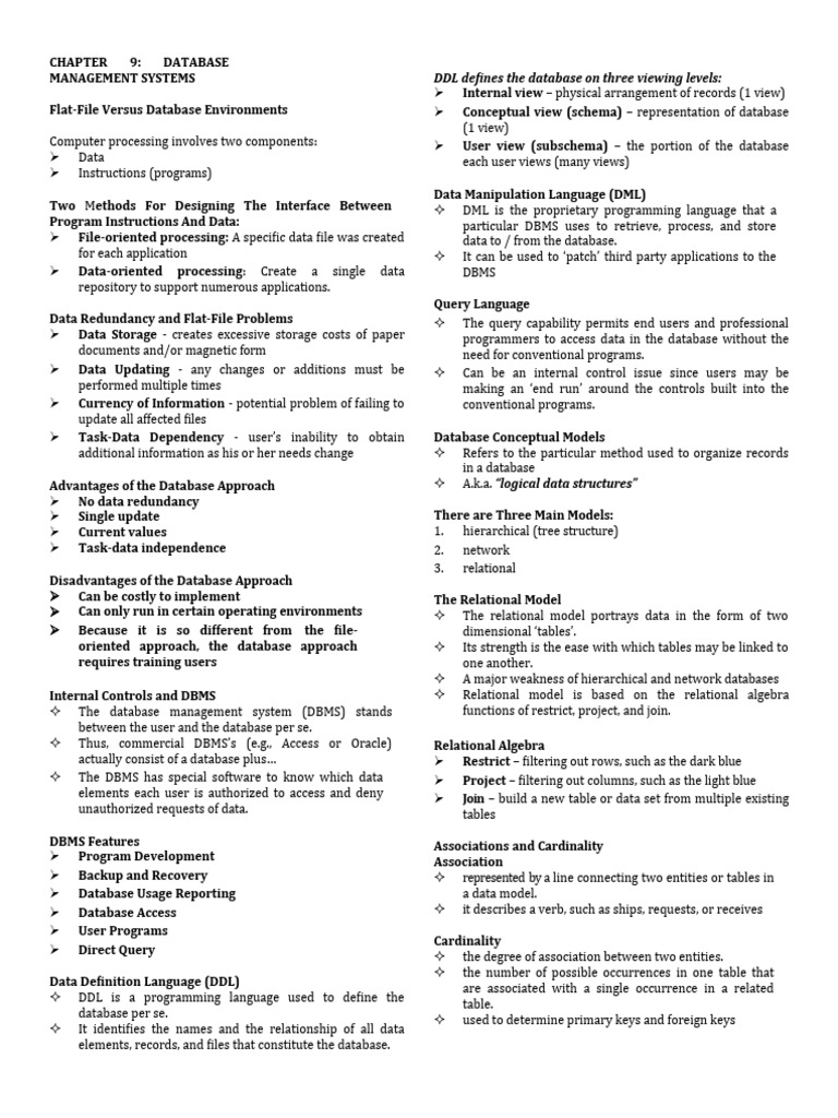 Database Management System-Group 8 | Download Free PDF | Databases | Relational Database